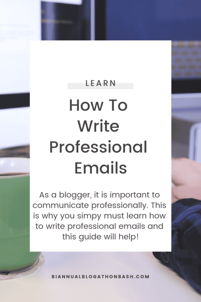 How to Write Professional Emails - Building Better Blogs