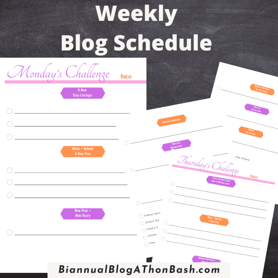 What My Weekly Blog Schedule Actually Looks Like - Building Better Blogs
